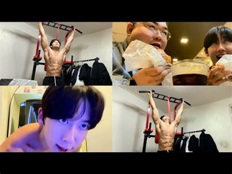 Vlog 햄버거 먹으면서 바프 준비하는 사람 YouTube
