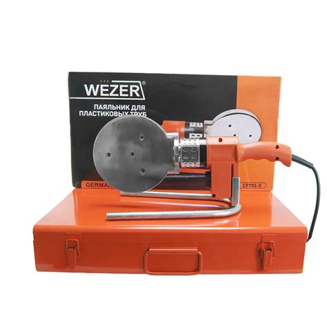 Паяльник для PPR труб плоский Wezer C110-В 75-110 - цена, купить в ...