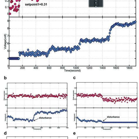 performance of automated pi feedback controller for particle alignment