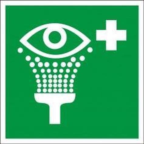 Oogdouche Sticker Iso 7010 E011 100 X 100 Mm