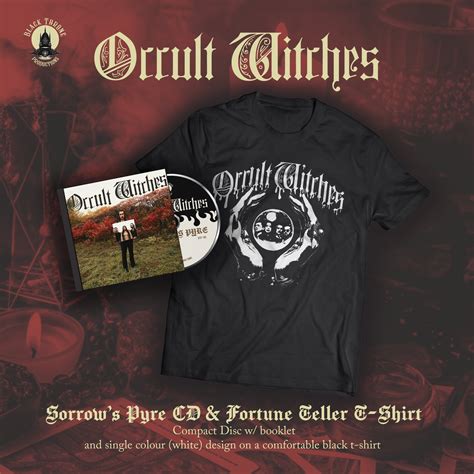 Occult Witches Fortune Teller T Shirt And Cd Bundle Black Throne