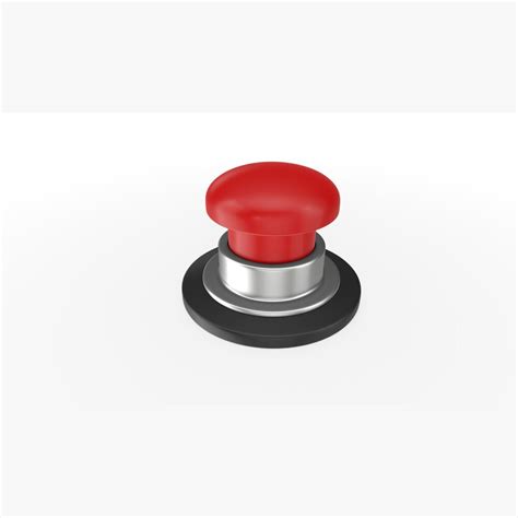 red push button 3d model download hobbies on