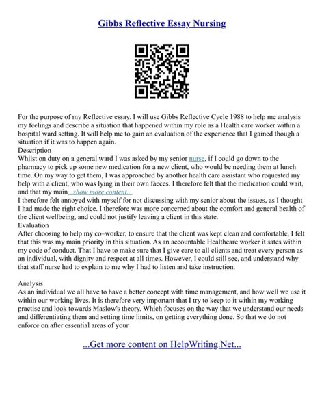 Ppt Gibbs Reflective Cycle Essays Powerpoint Presentation Free Download Id12704712