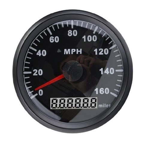 2018 Waterproof Universal MPH GPS Speedometer Odometer 160MPH For Car