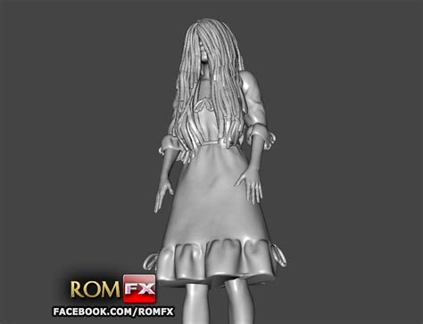 3d File Samara The Ring Horror Figure Printable 💍・3d Printing Design To Download・cults