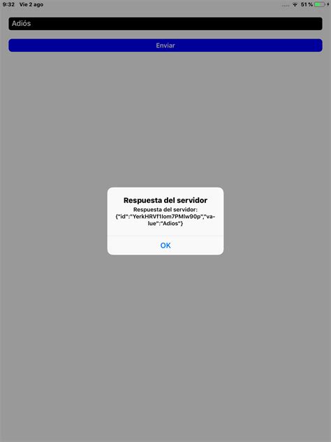 Crear Una Aplicación En Swift Con Uikit Para Ipad Que Inserte Un Valor En Firebase Mediante Una