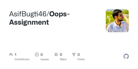 Github Asifbugti46oops Assignment