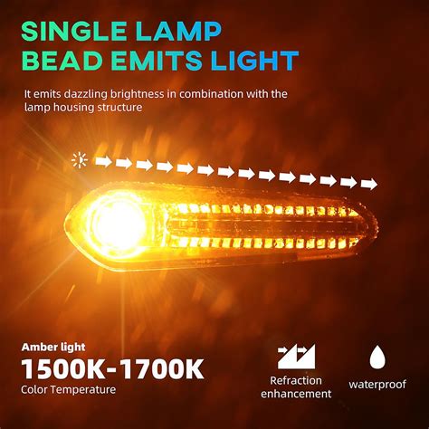 Led Turn Signal Light For Yamaha Mt07 Tenere 700 Xj6 Fz6 Mt09 Tracer