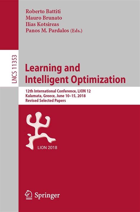 Lecture Notes In Computer Science 11353 Learning And Intelligent