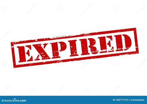 Expired Stock Illustration Illustration Of Sign Concept 108777743