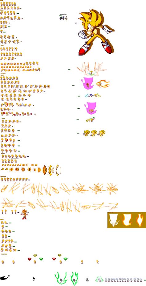 Super Sonic Spinclash Spritesheet Fangame By Thesonicprime On Deviantart