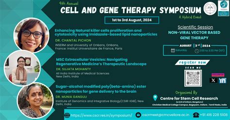Cgts2024 Nonviralvector Genetherapy Celltherapy Cscr Cmc Instem