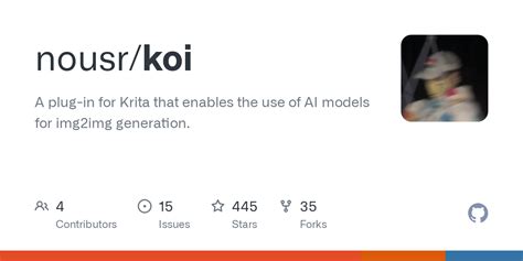 GitHub Nousr Koi A Plug In For Krita That Enables The Use Of AI Models For Img Img Generation