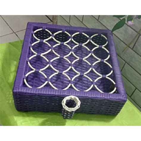 Jual 16 Cup Tempat Aqua Gelas Bahan Rotan Plastik Keranjang Aqua Gelas Tempat Air Minum Wadah