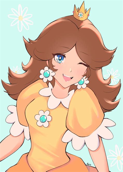 Princess Daisy Print Etsy