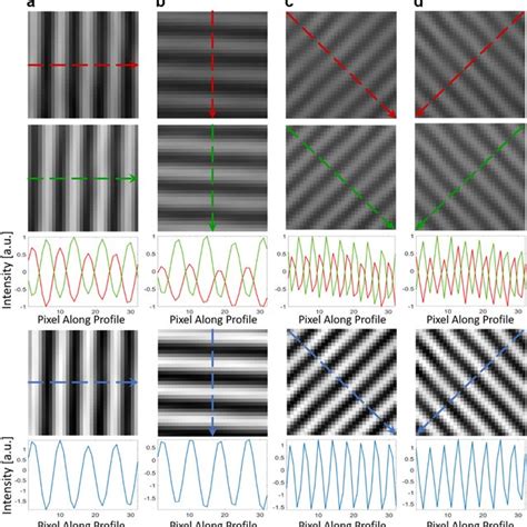 evaluation of the sensitivity of fringe patterns based on direction