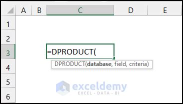 How To Use The DPRODUCT Function In Excel Examples