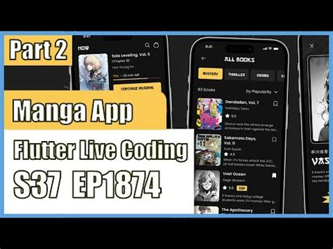 Flutter Flutter Live Coding EP1874 Manga App Part 2 YouTube