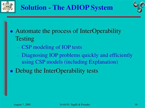 Ppt Constraint Based Modeling Of Interoperability Problems Using An