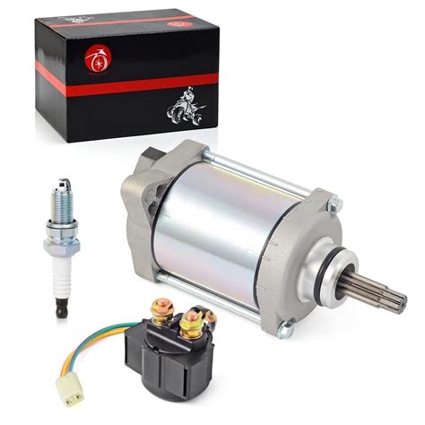 Starter Motor And Relay Solenoid Spark Plug Kit 2007 2013