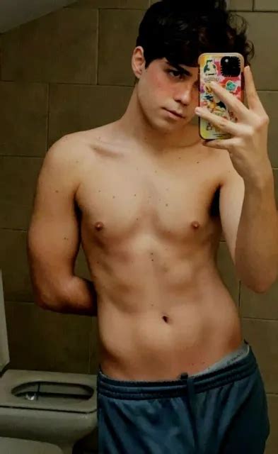 Shirtless Male Lean Swimmers Body Smooth Young Jock Hunk Beefcake Photo