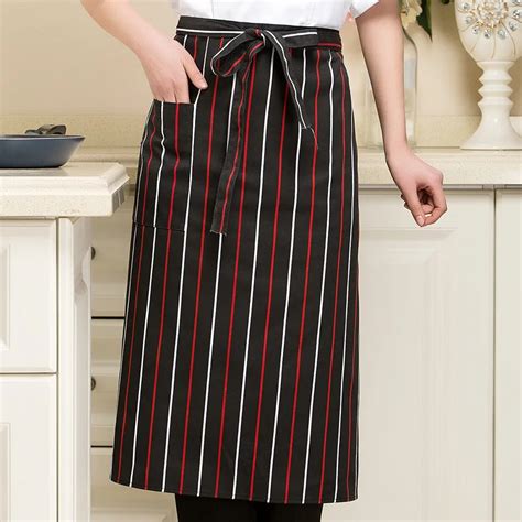 1pcs Unisex Kitchen Cooking Hotel Chef Aprons Chef Uniforms Waist Apron