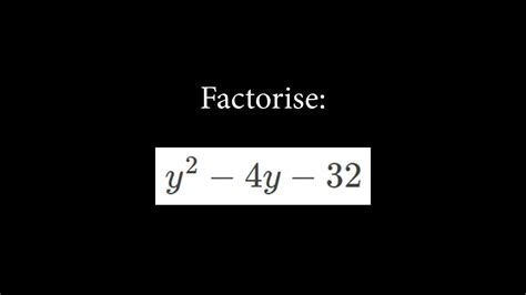 How To Factorise Basic Quadratic Polynomials Youtube
