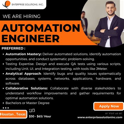 Automationengineer Remotework Techjobs Vacancy Jobopening Career Urgentrequirement