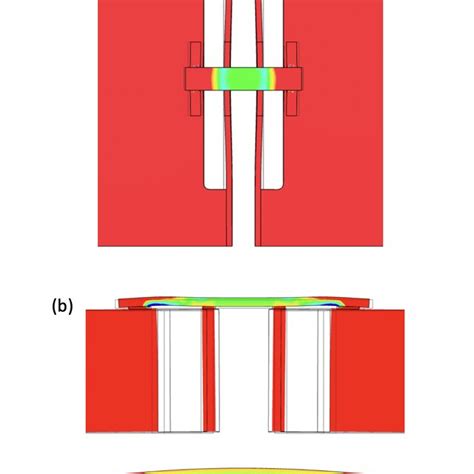 Finite Element Strain Simulations Of The Sample Under Compression A