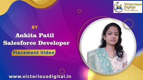 Salesforce Training Institute And Courses Placement Video Success Story Of Ankita Patil Youtube