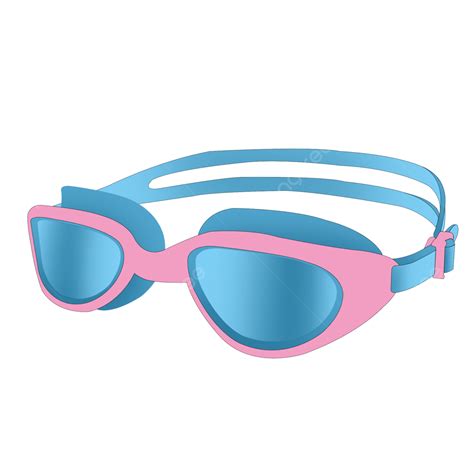 Original Cartoon Vector Swimming Glasses Goggle Elements Swim