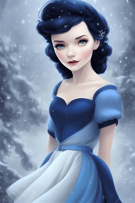 Cute Snow White Princess Graphic Creative Fabrica