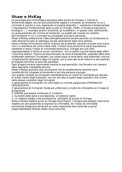 Appunti Delle Lezioni Di Criminologia Appunti Di Criminologia Docsity