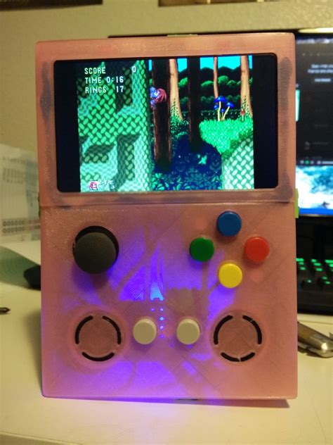 Vertical Raspberry Pi 2 Portable Game System 3dthursday 3dprinting « Adafruit Industries