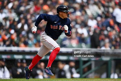 Enrique Hernández Of The Boston Red Sox Bats During The Game Between