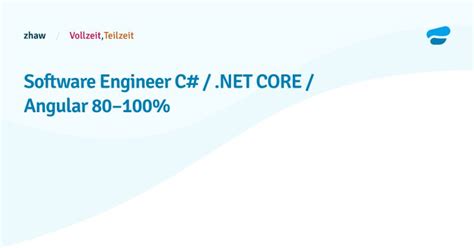 Software Engineer C Net Core Angular 80100 Freshjobs Freshjobs