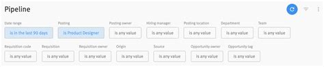 visual insights dashboard filters lever support