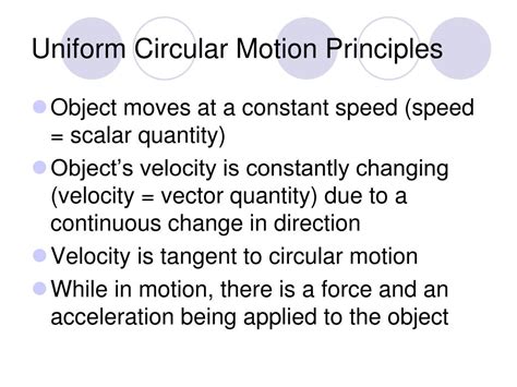 PPT Uniform Circular Motion PowerPoint Presentation Free Download ID 5804686