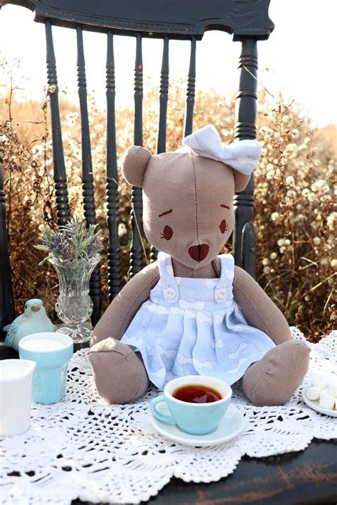 Blue Bows 100 Linen Fabric Ontario Canada