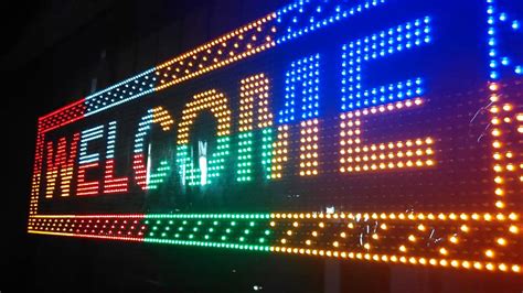 LED display boards - YouTube