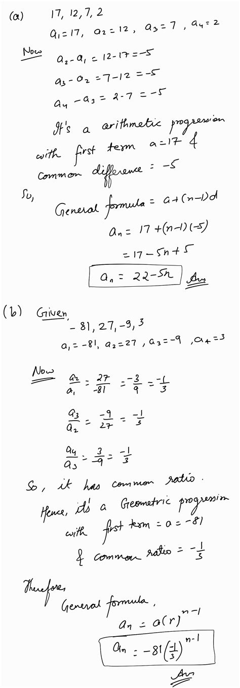 [solved] state whether each sequence is arithmetic geometric or neither course hero