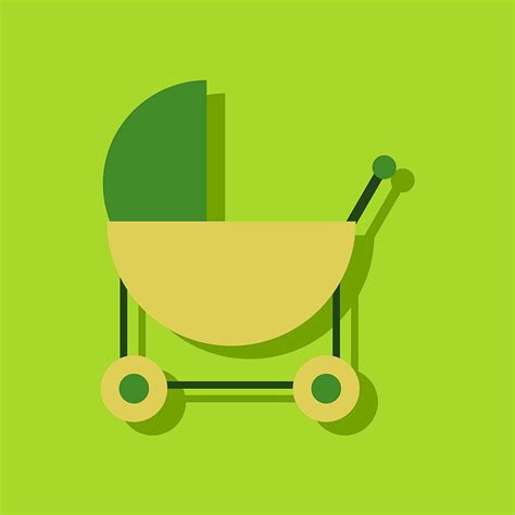 플랫 아이콘 디자인 컬렉션 유모차 벡터 Ai Eps Uidownload
