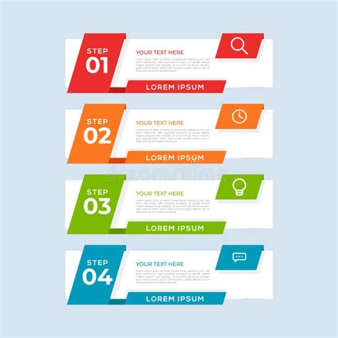 Numbers Steps Page Design Stock Illustrations 396 Numbers Steps Page