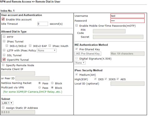 Vpn Host Lan Openvpn Na Windows Draytek