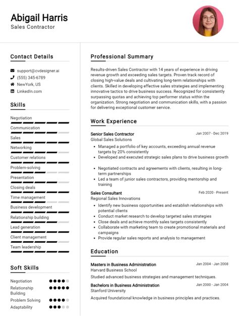 32 Sales Executive CV Examples And Templates For 2024 CVDesigner Ai