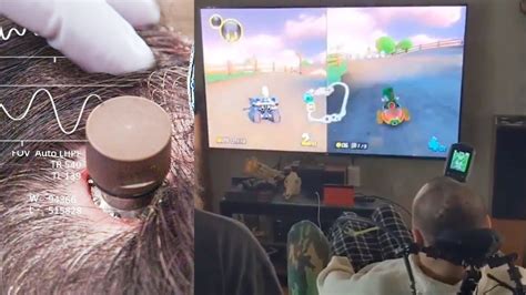 First Look At Neuralink Mario Kart 8 Gameplay Controlled Entirely With Your Mind Elon Musk