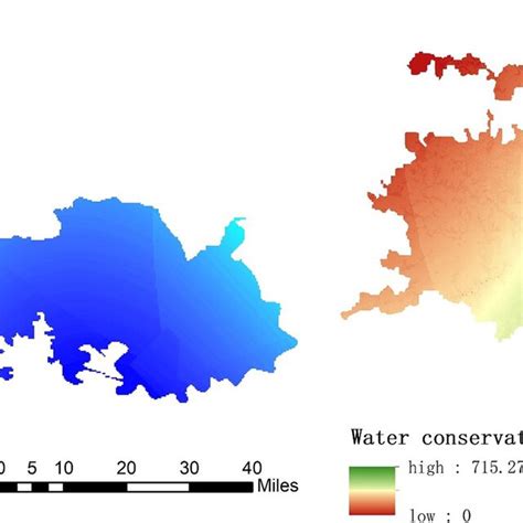 Spatial Distribution Of Annual Rainfall And Water Conservation