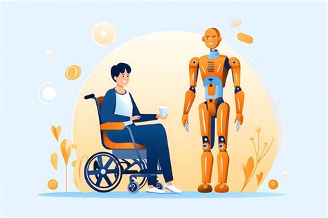 Premium Vector Women Disabilities Elderly Person