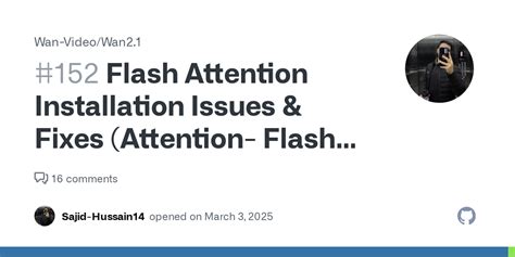 flash attention installation issues and fixes attention flash attn