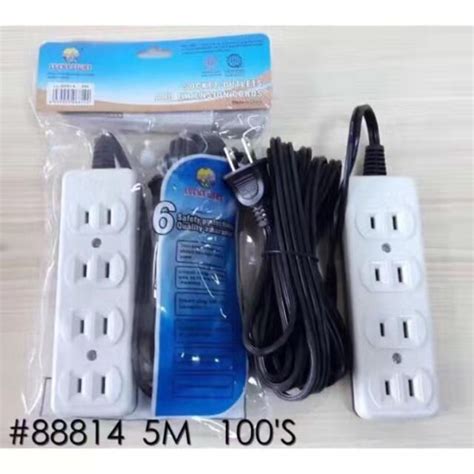 Power Socket Extension Moveable Multi Function 5m 4gang （88814） Lazada Ph
